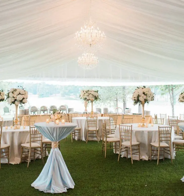 Backyard Wedding Gold Package – Blossom Event & Party Rental